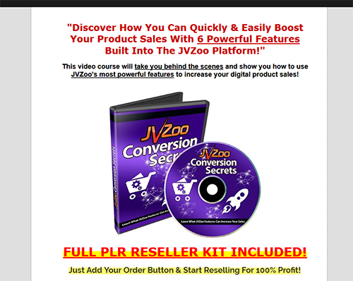 JVZoo Conversion Secrets