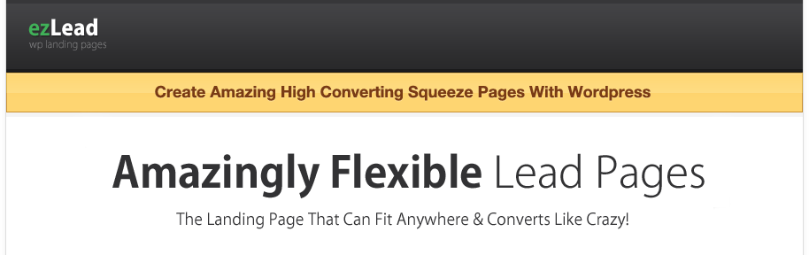 ezLead - Amazing Lead Page WP Plugin